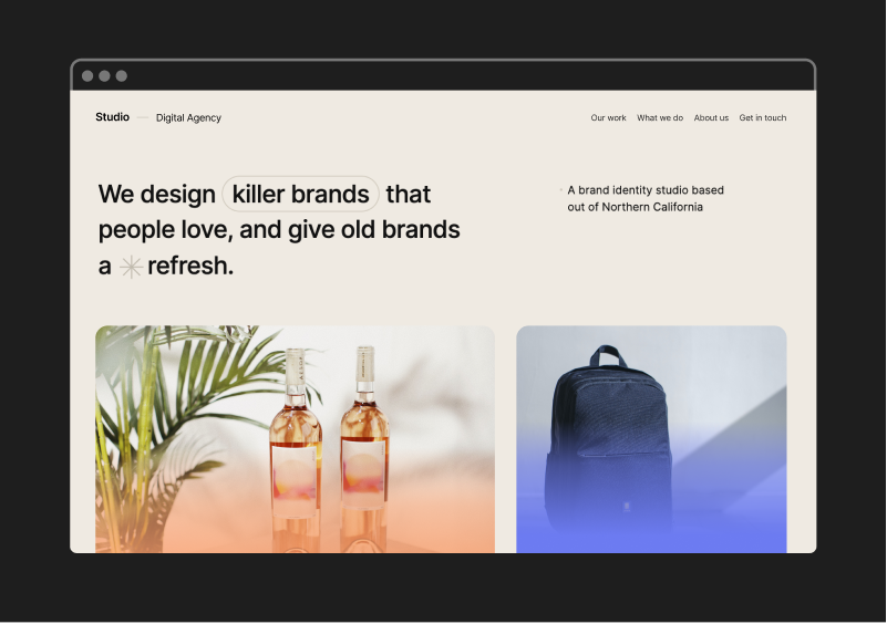 Studio Webflow Agency Template